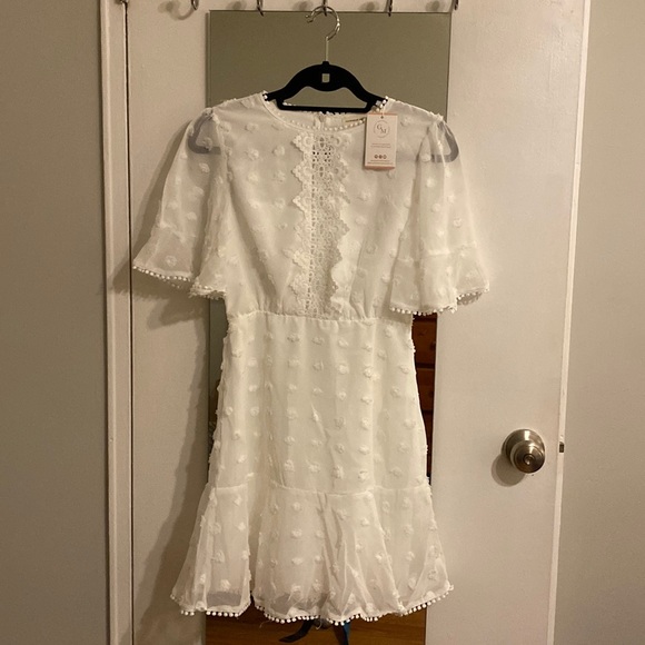Goodnight Macaroon | Dresses | New White Dress | Poshmark
